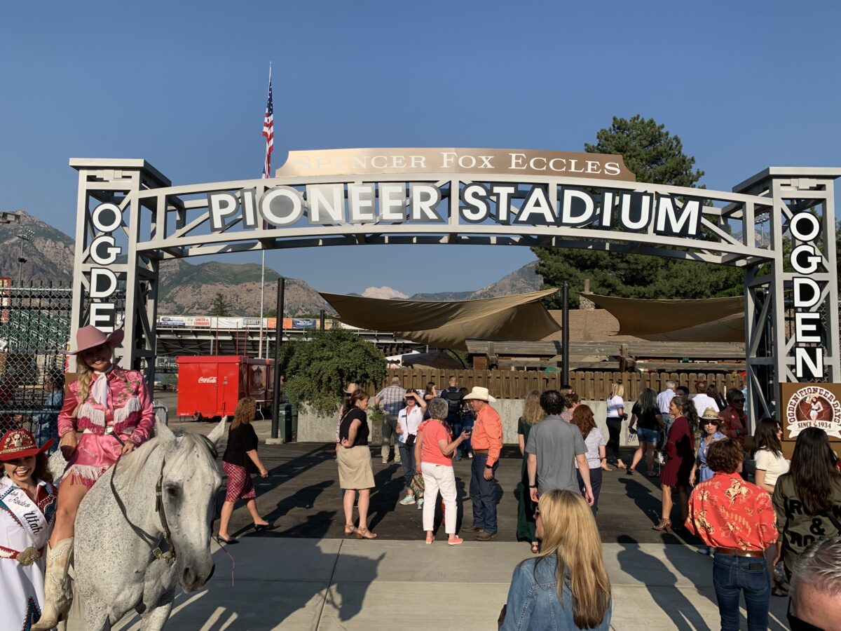 Pioneer Stadium officially becomes Spencer Fox Eccles Pioneer Stadium ...